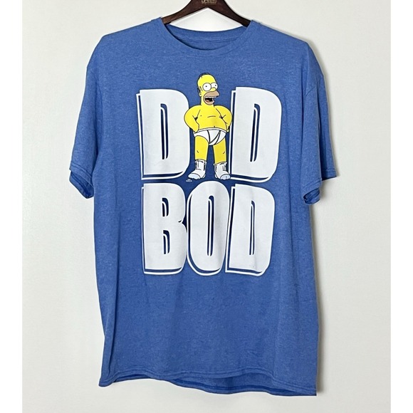Shirts | The Simpsons Tshirt Mens Large Blue Dad Bod Homer Simpson ...